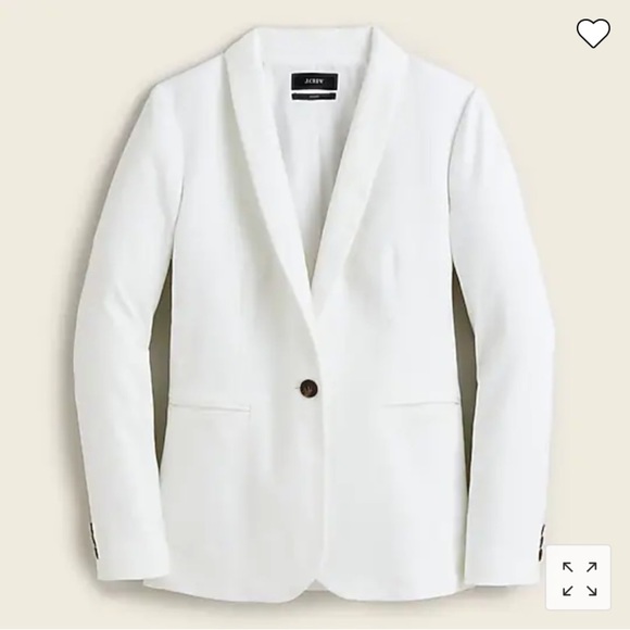 J. Crew | Jackets & Coats | J Crew Womens White Blazer | Poshmark